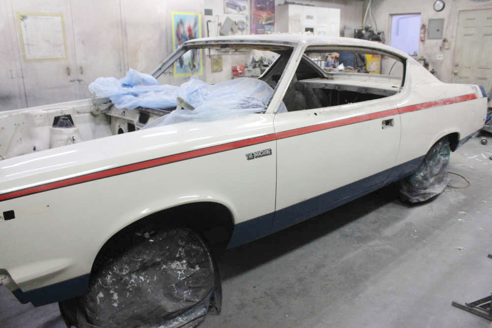 1970 AMC Rebel The Machine Cosmic Color Custom Painting Cosmic Color